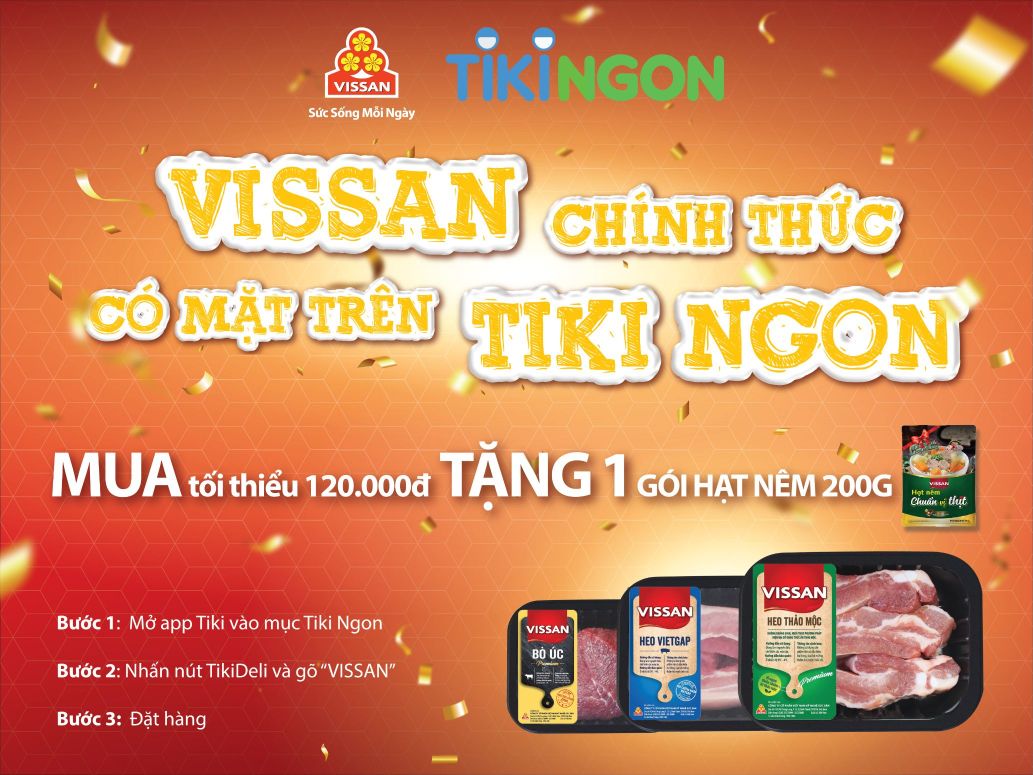 Sản phẩm VISSAN chính thức có mặt trên gian hàng Tiki Ngon - VietDaily ...