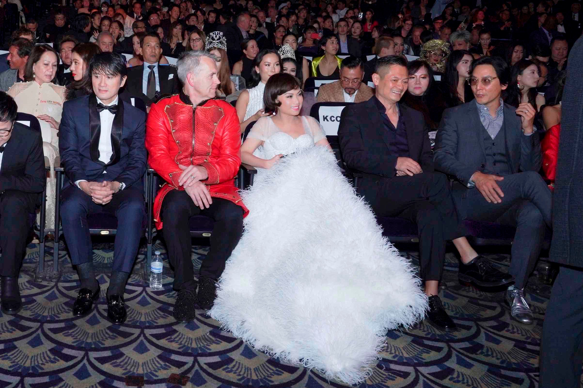 Hà Phương hội ngộ nam thần Ngô Ngạn Tổ cùng ngôi sao võ thuật Andy ...